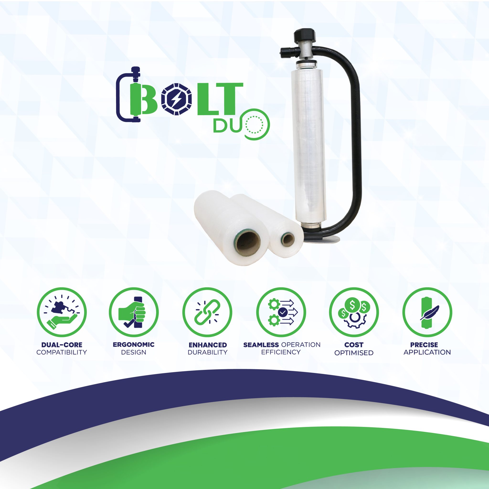 Bolt Duo - Effortless Hand Wrapping Solution
